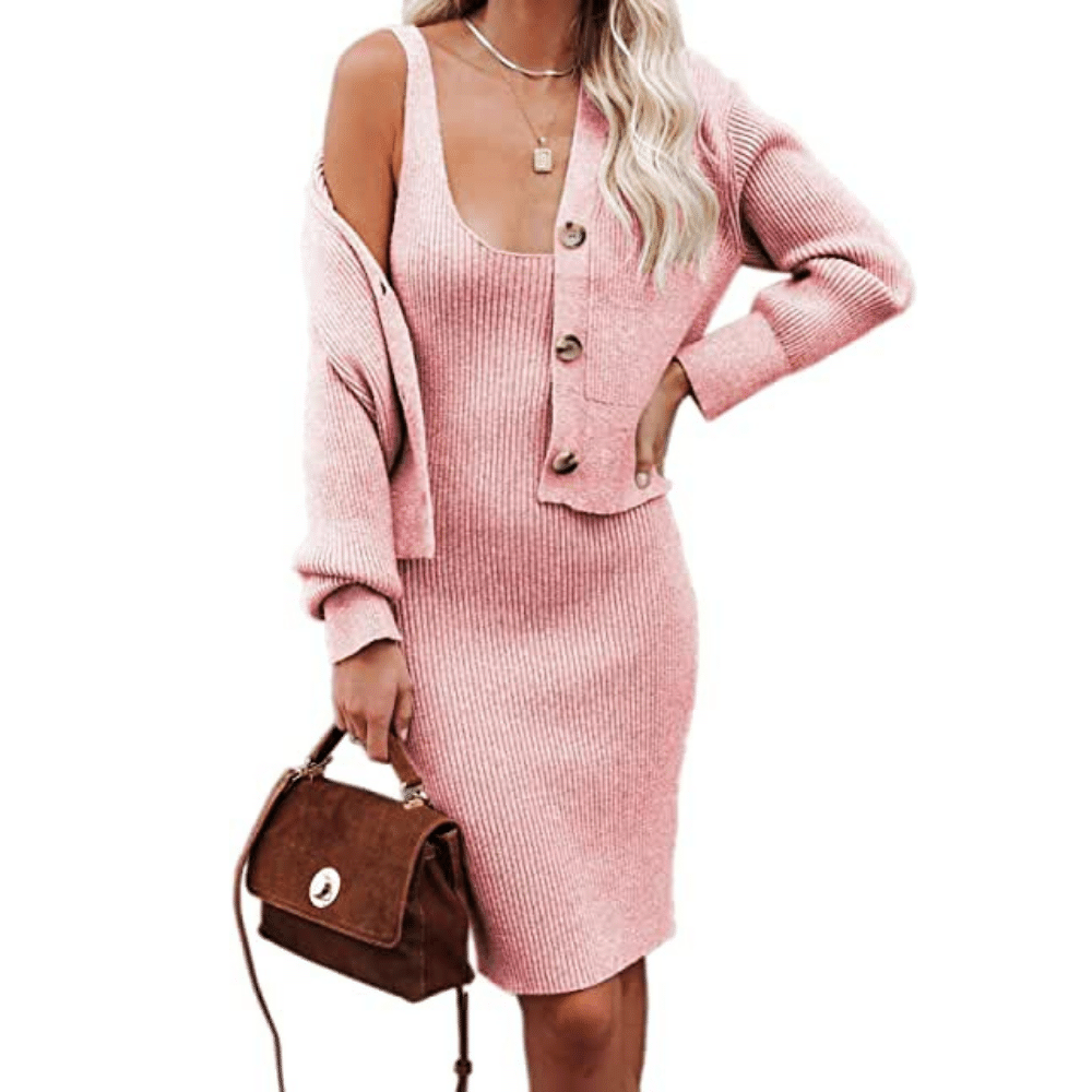 The Comeback of the Sweater Skirt Set